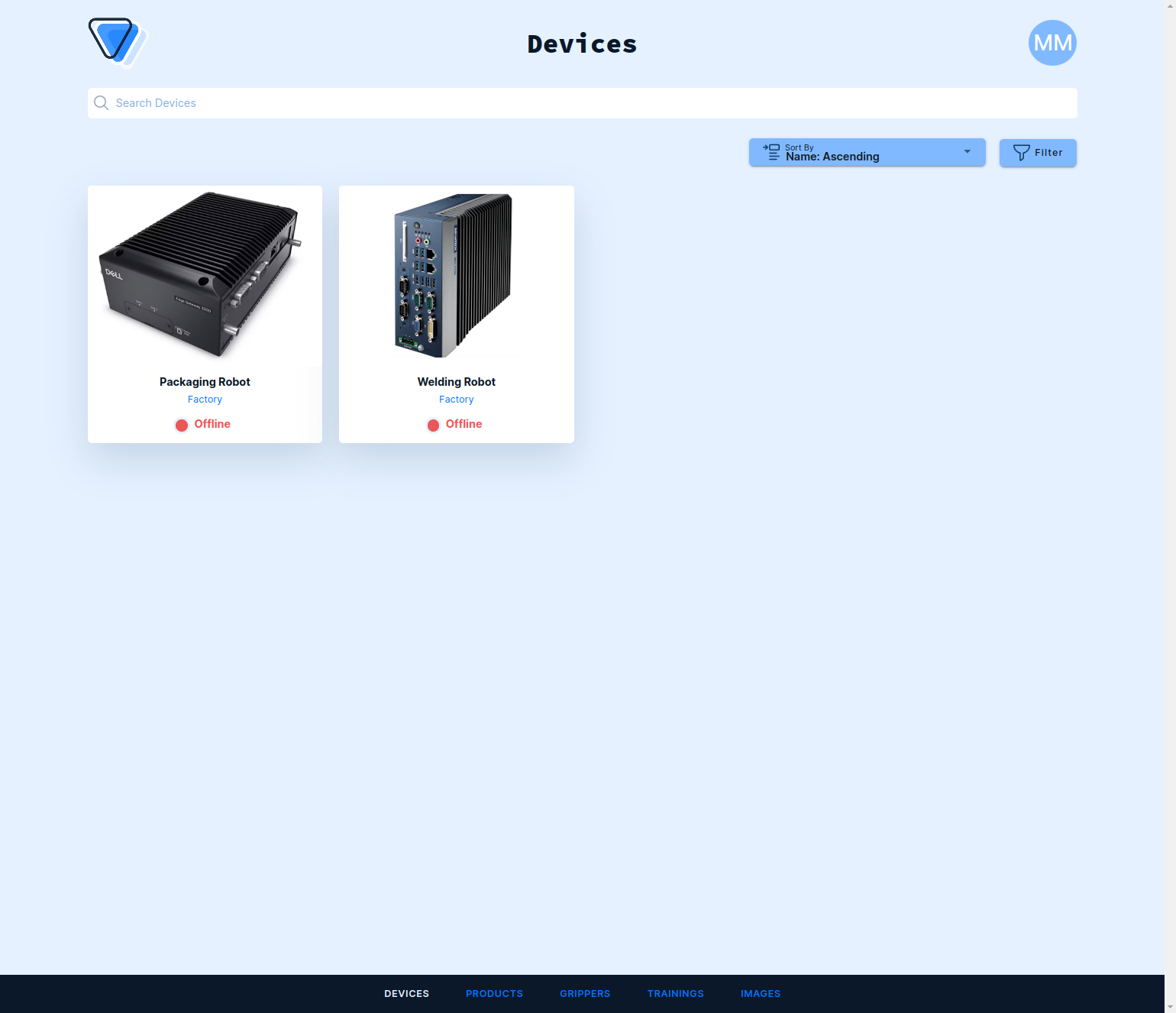 Devices | Vathos Vision API