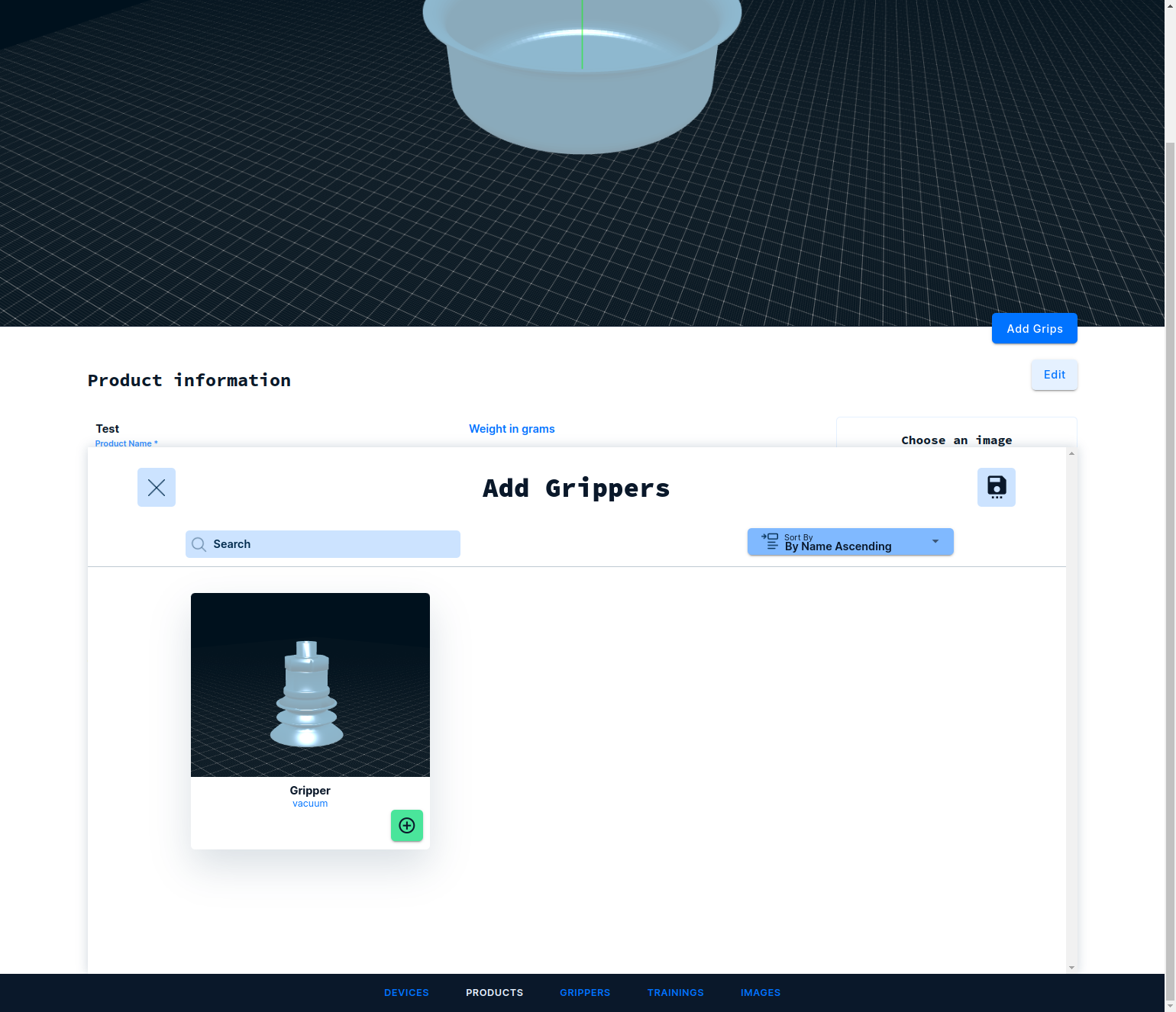 Grippers | Vathos Vision API