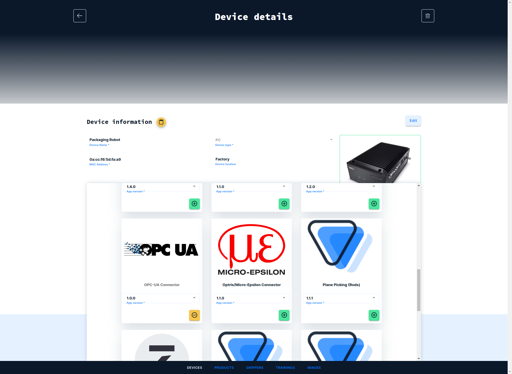 ctrlX | Vathos Vision API
