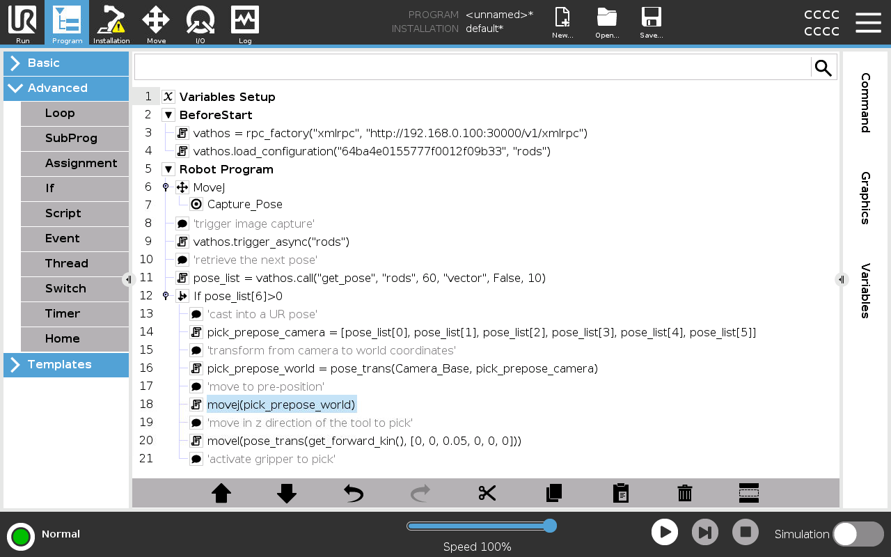 Universal Robots | Vathos Vision API